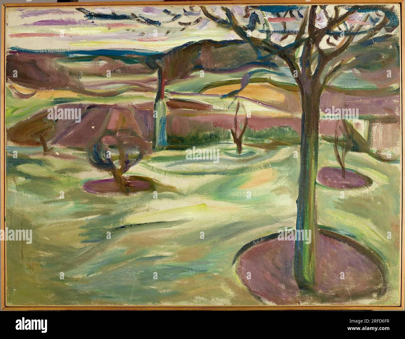 Early Spring from 1916 until 1920 by Edvard Munch Stock Photo - Alamy
