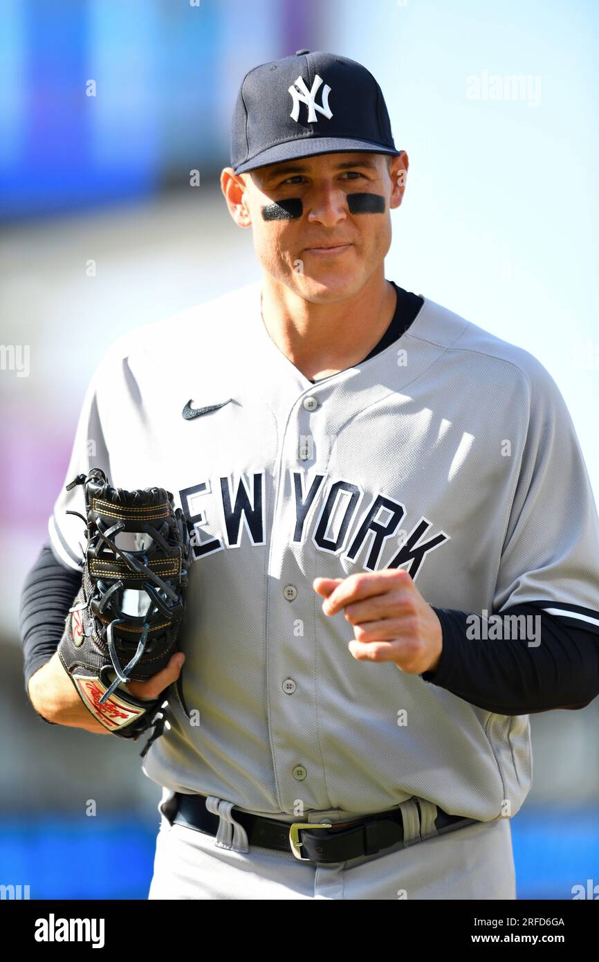 LOS ANGELES, CA - JUNE 04: New York Yankees first baseman Anthony Rizzo ...