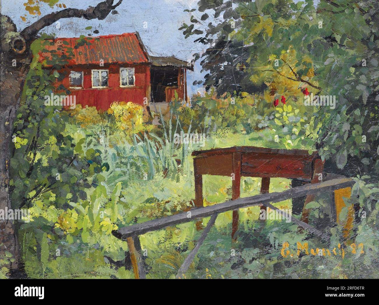Edvard munch garden hi-res stock photography and images - Alamy