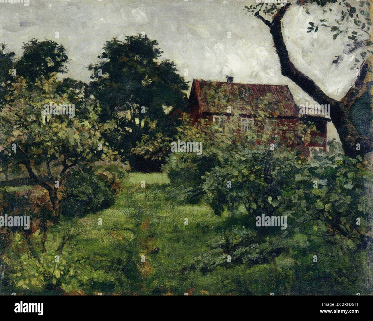 Edvard munch garden hi-res stock photography and images - Alamy