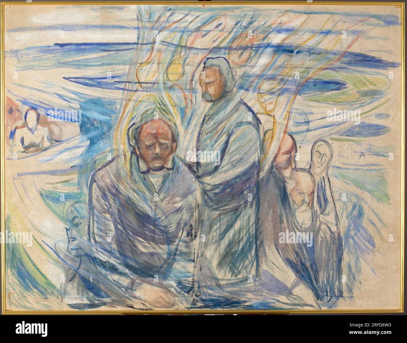 Geniuses: Ibsen, Nietzsche and Socrates 1909 by Edvard Munch Stock ...