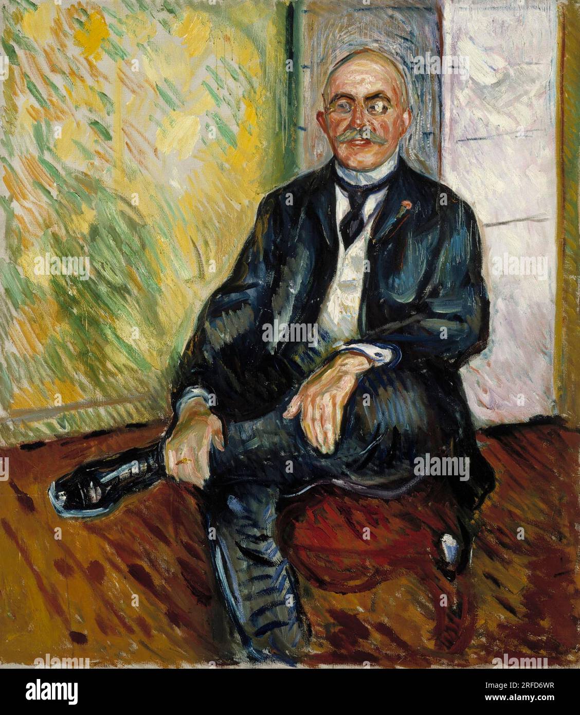 Gustav Schiefler 1908 by Edvard Munch Stock Photo - Alamy