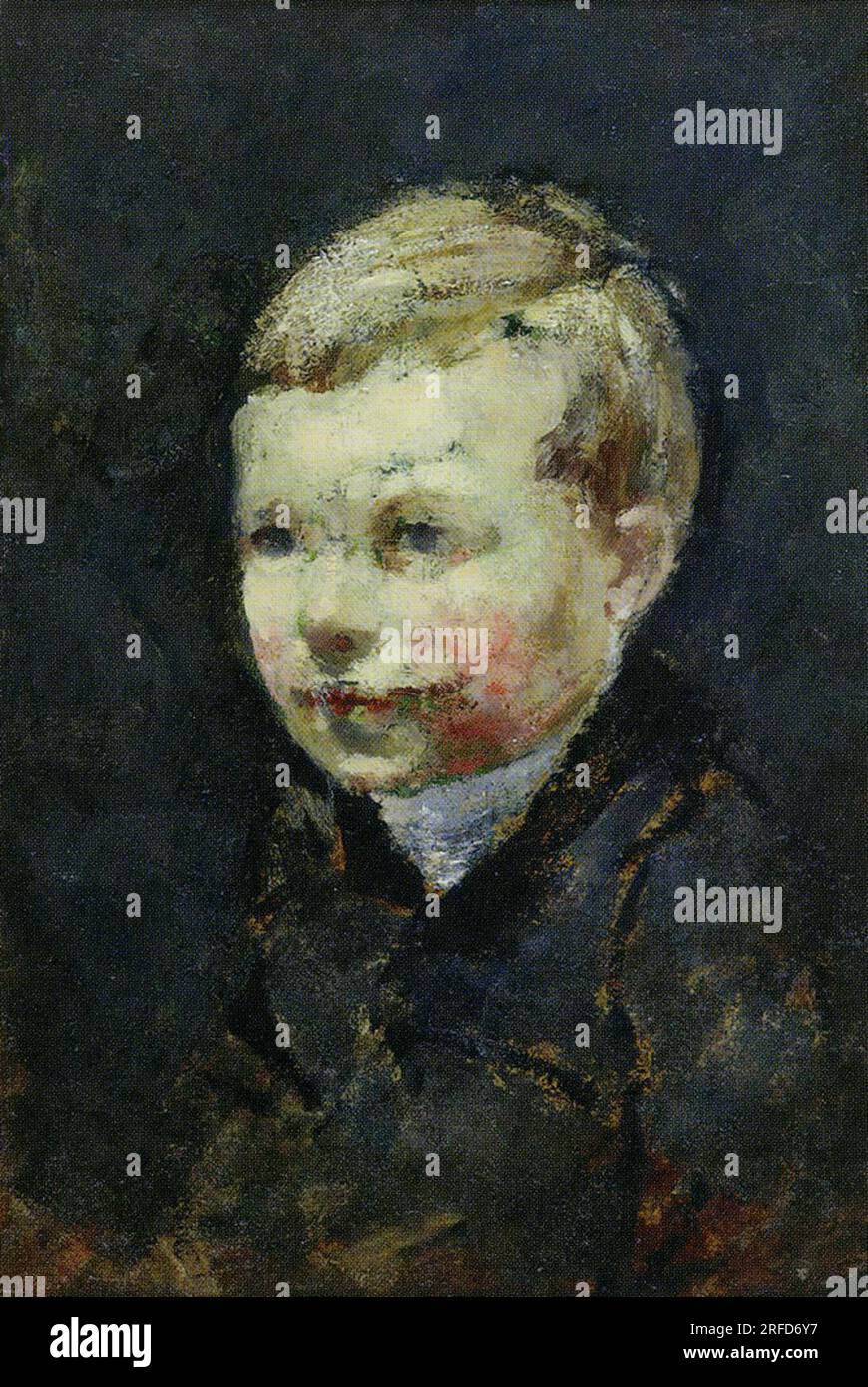 Head of a Boy 1880s by Edvard Munch Stock Photo - Alamy