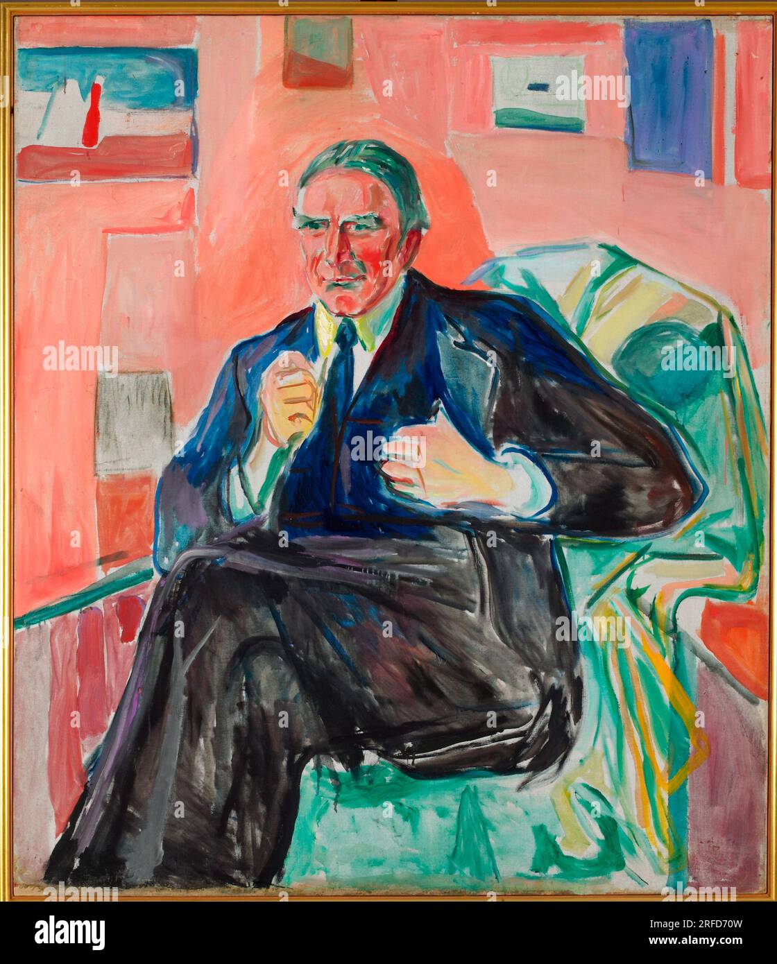 Henrik Bull 1939 by Edvard Munch Stock Photo - Alamy