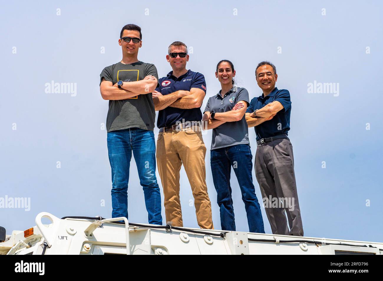 Florida, USA. 1st Aug, 2023. Pictured on April 28, 2023, the Crew-7 ...