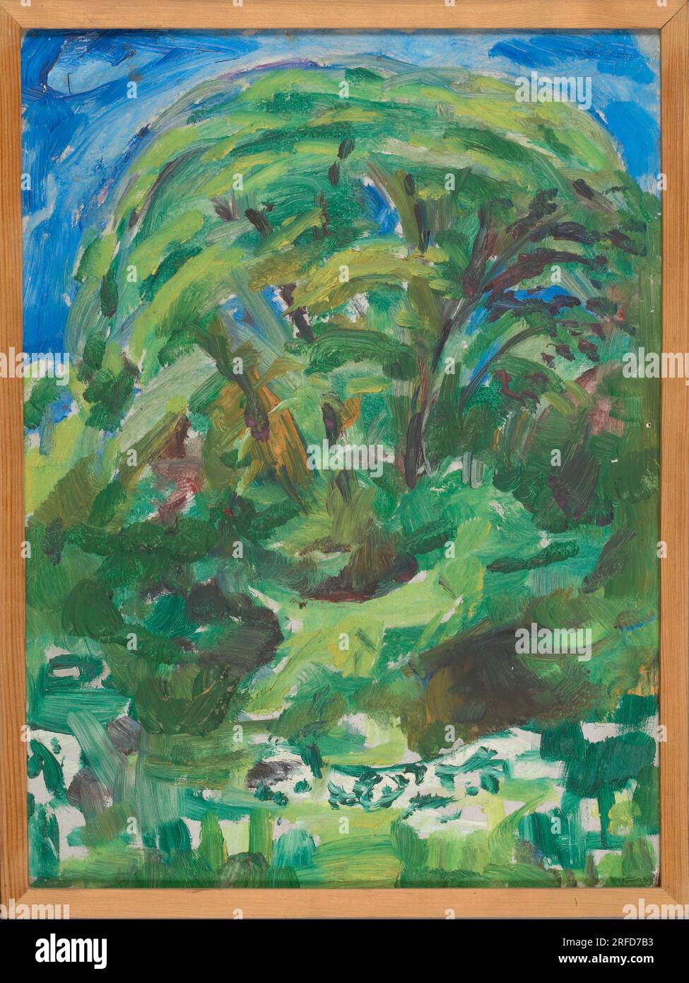 Large Deciduous Tree 1920s by Edvard Munch Stock Photo - Alamy