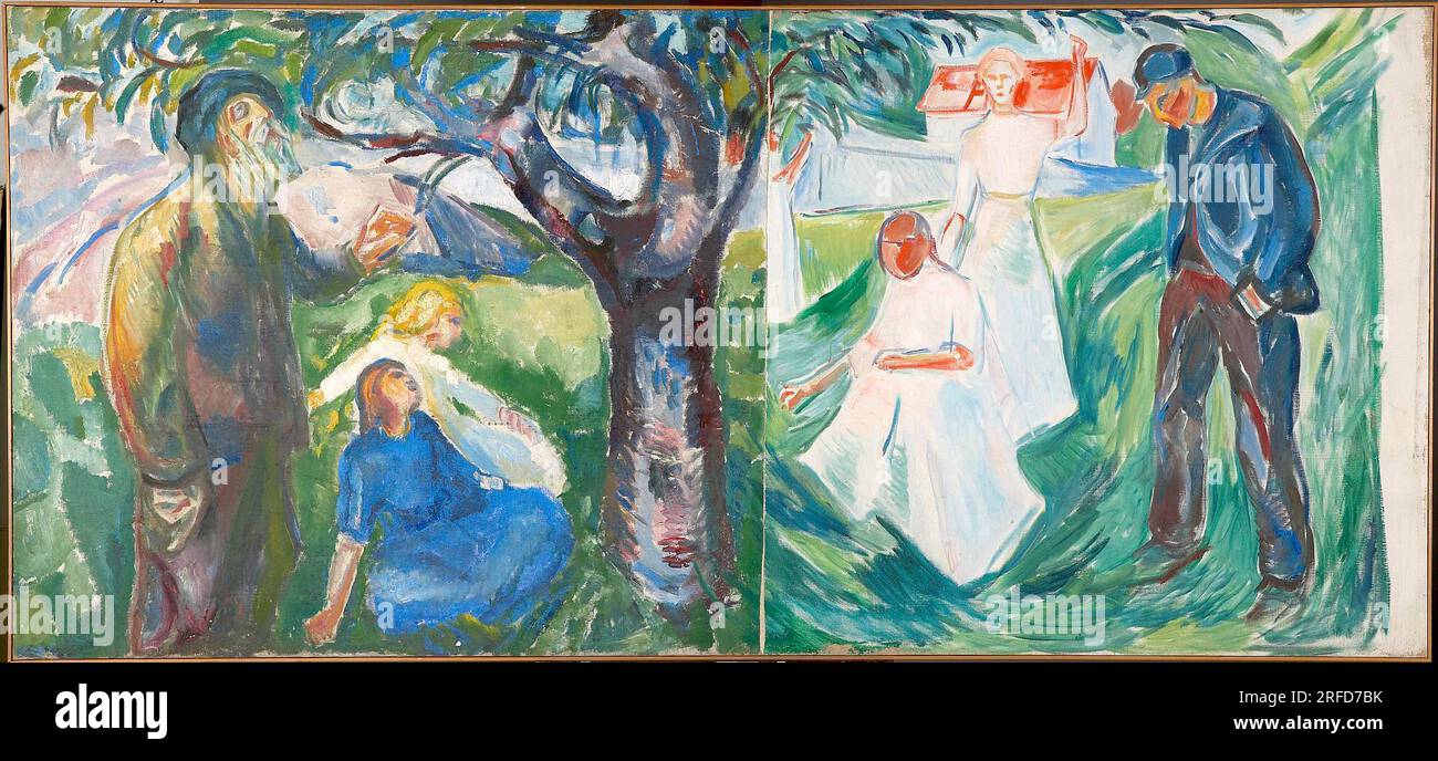Life 1920s by Edvard Munch Stock Photo - Alamy