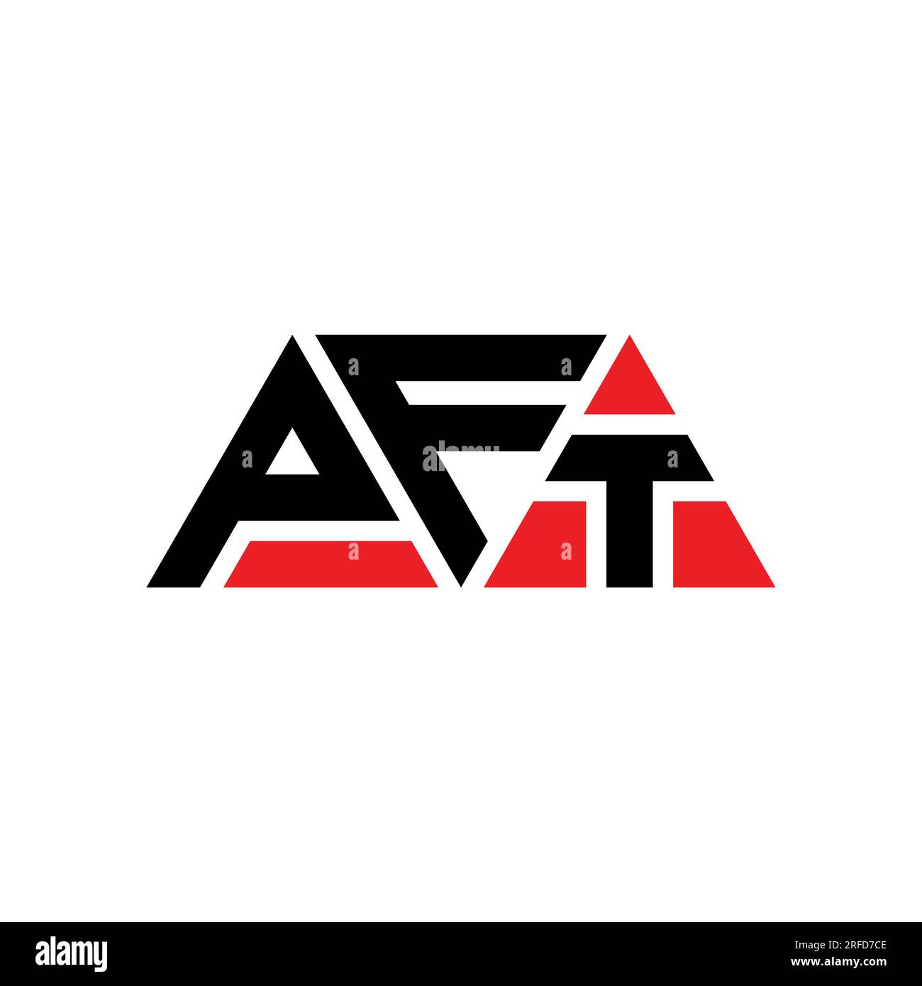 PFT triangle letter logo design with triangle shape. PFT triangle logo ...