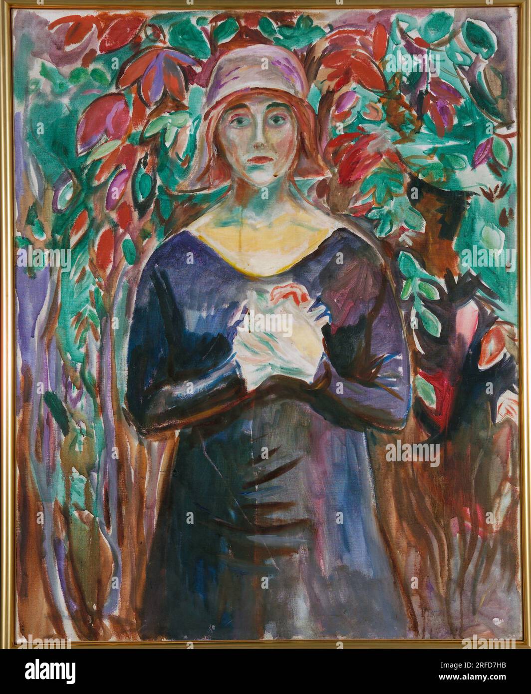 Model in the Garden 1930 by Edvard Munch Stock Photo - Alamy