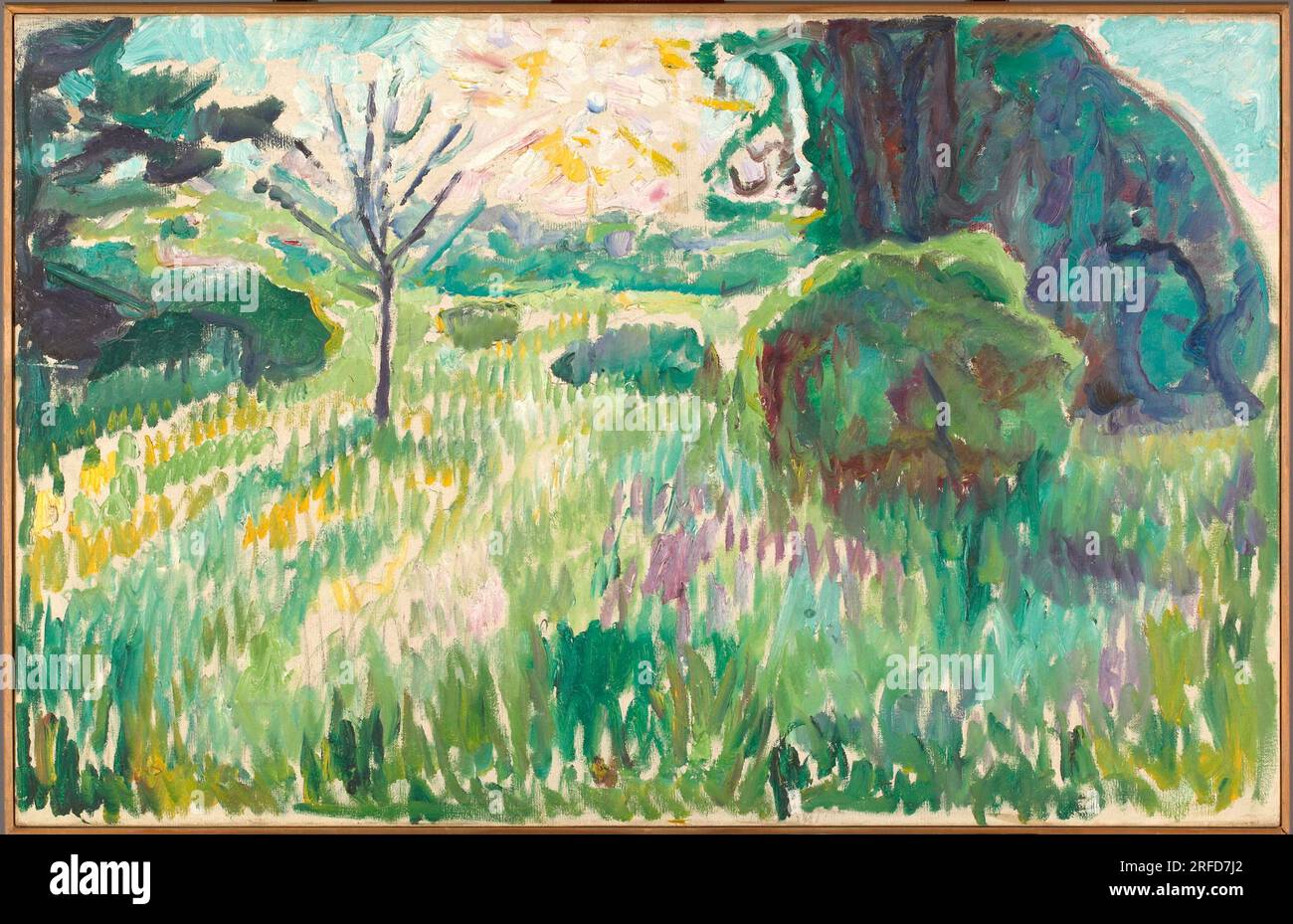 Morning in the Garden 1910s by Edvard Munch Stock Photo - Alamy