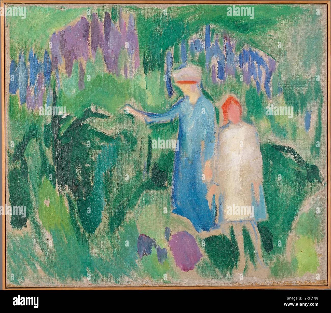 Edvard munch mother daughter hi-res stock photography and images - Alamy