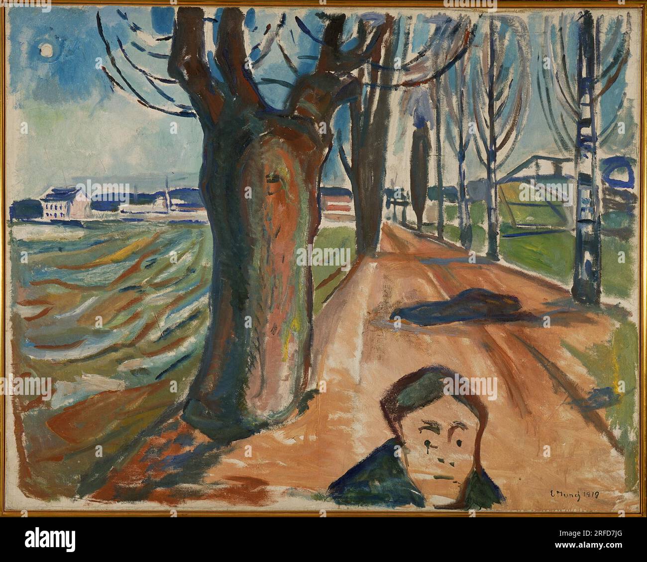 Murder on the Road 1919 by Edvard Munch Stock Photo - Alamy