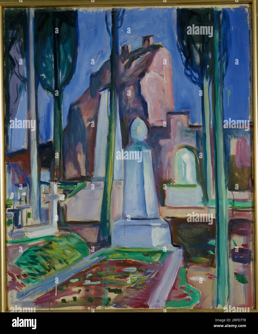 P.A. Munch's Grave in Rome 1927 by Edvard Munch Stock Photo - Alamy