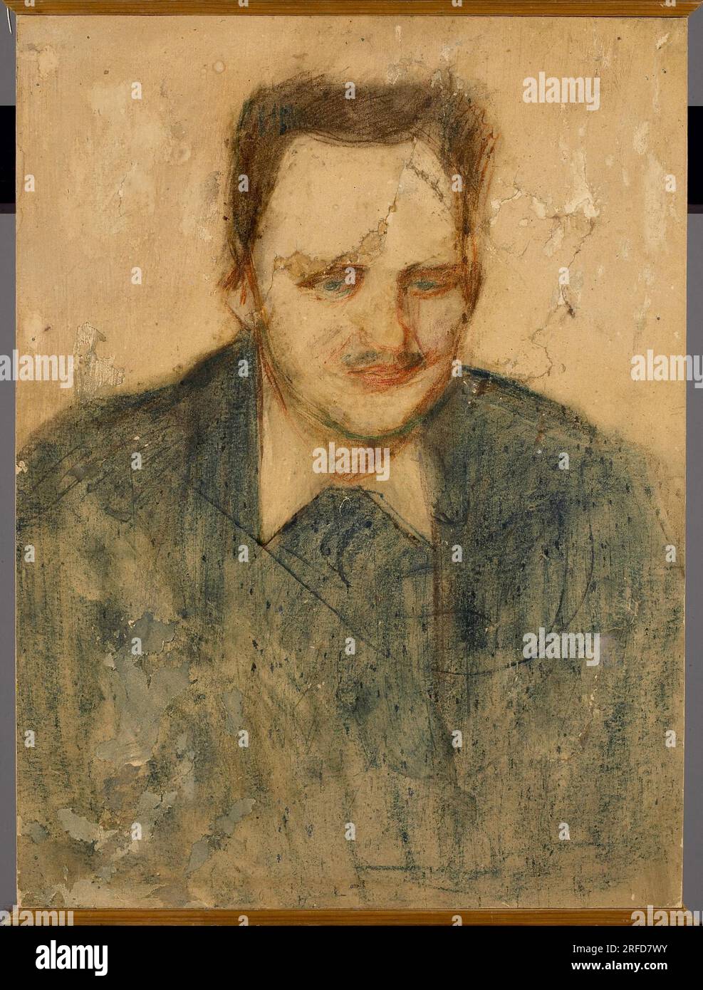Portrait of a Man 1890s by Edvard Munch Stock Photo - Alamy
