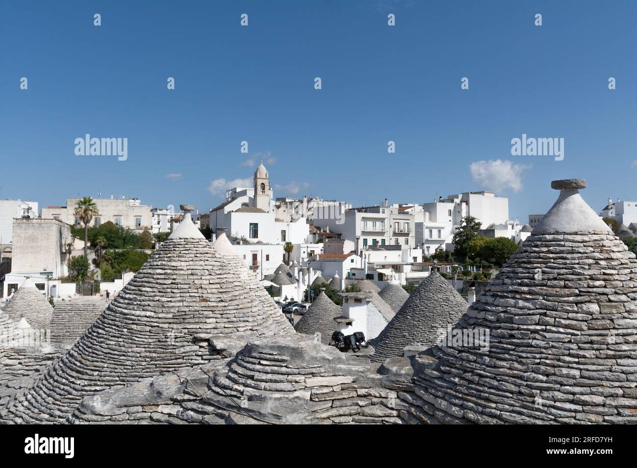 Trulli, traditional historic little stone house from Puglia, Italy with ...