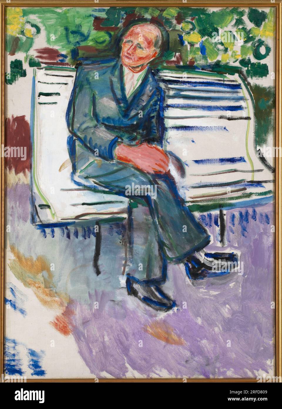 Rolf Hansen 1943 by Edvard Munch Stock Photo - Alamy
