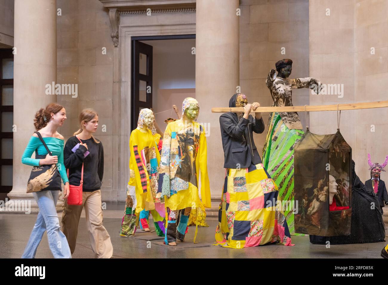 Tate Britain Commission 2022: Hew Locke: The Procession Stock Photo - Alamy