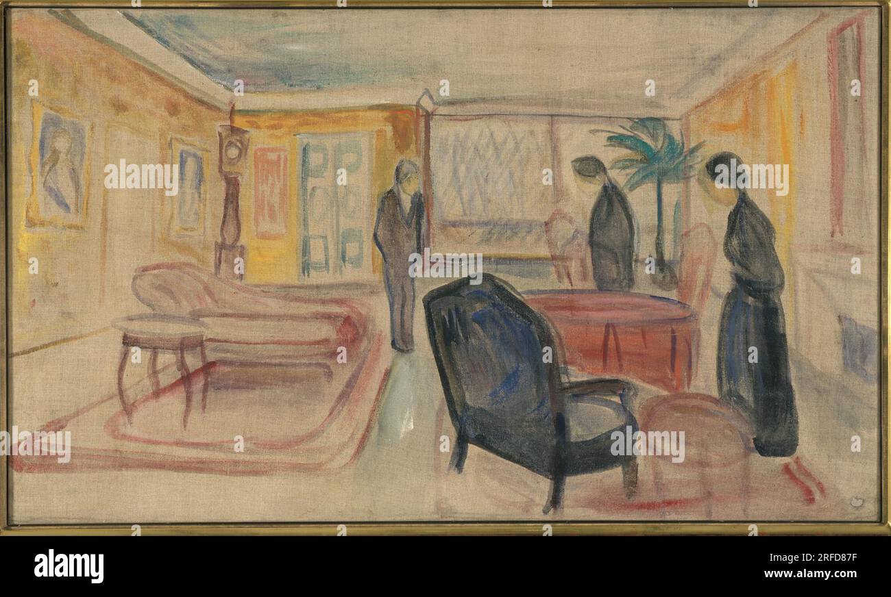 Set Design for Henrik Ibsen's "Ghosts" 1906 by Edvard Munch Stock Photo ...