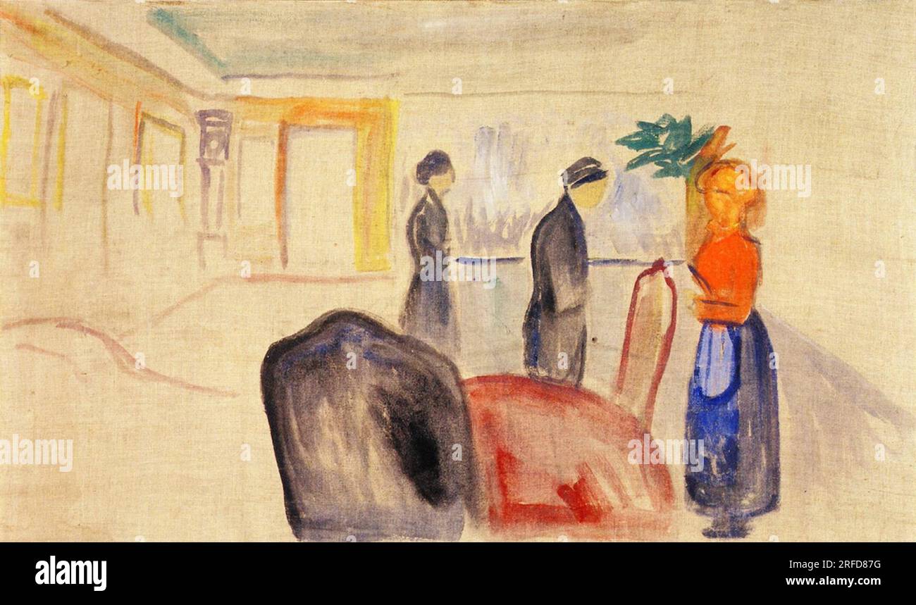 Set Design for Henrik Ibsen's "Ghosts" 1906 by Edvard Munch Stock Photo ...