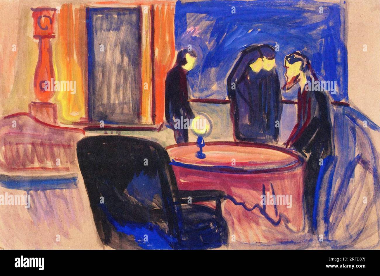 Set Design for Henrik Ibsen's "Ghosts" 1906 by Edvard Munch Stock Photo ...