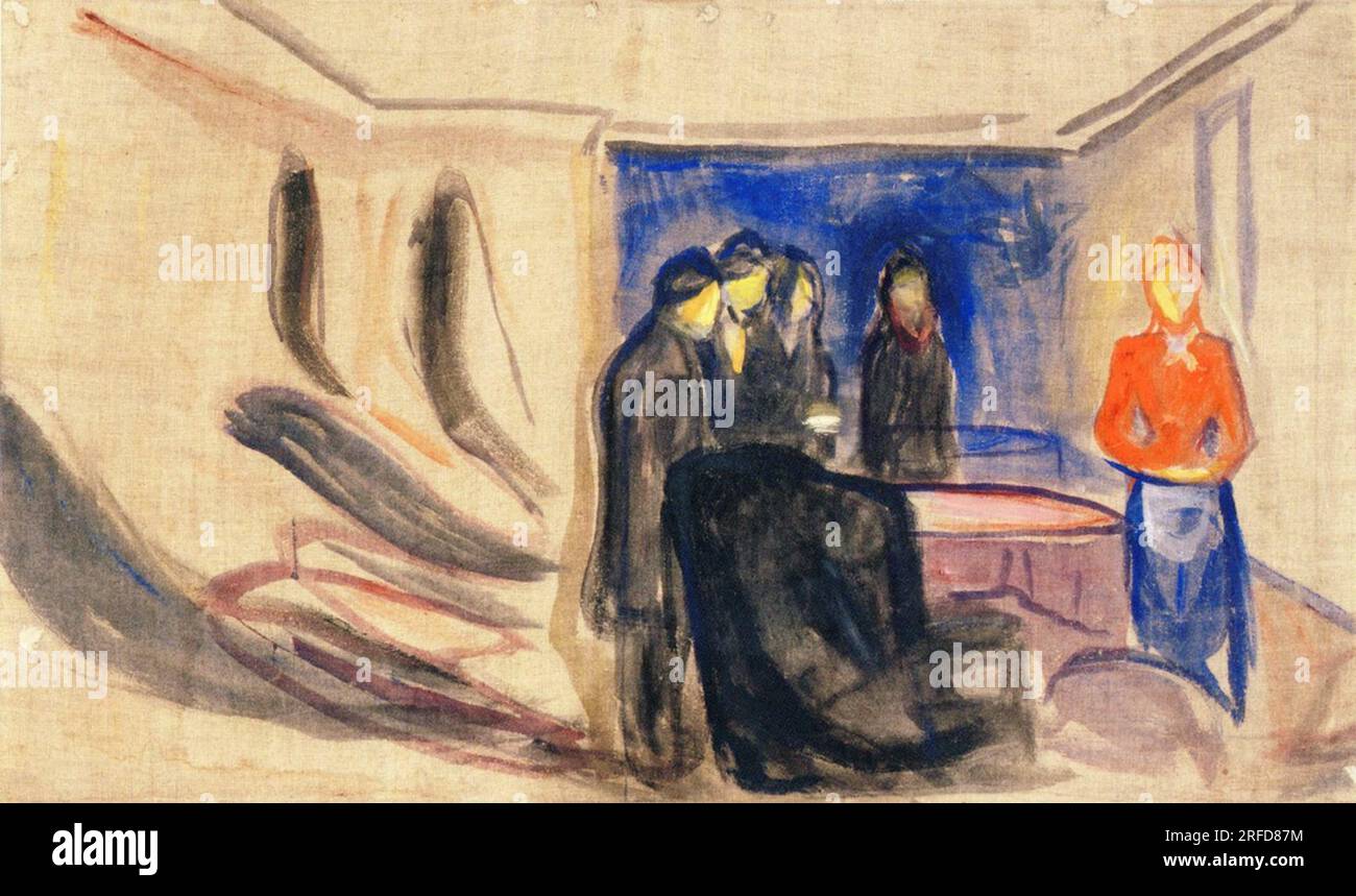 Set Design for Henrik Ibsen's "Ghosts" 1906 by Edvard Munch Stock Photo ...