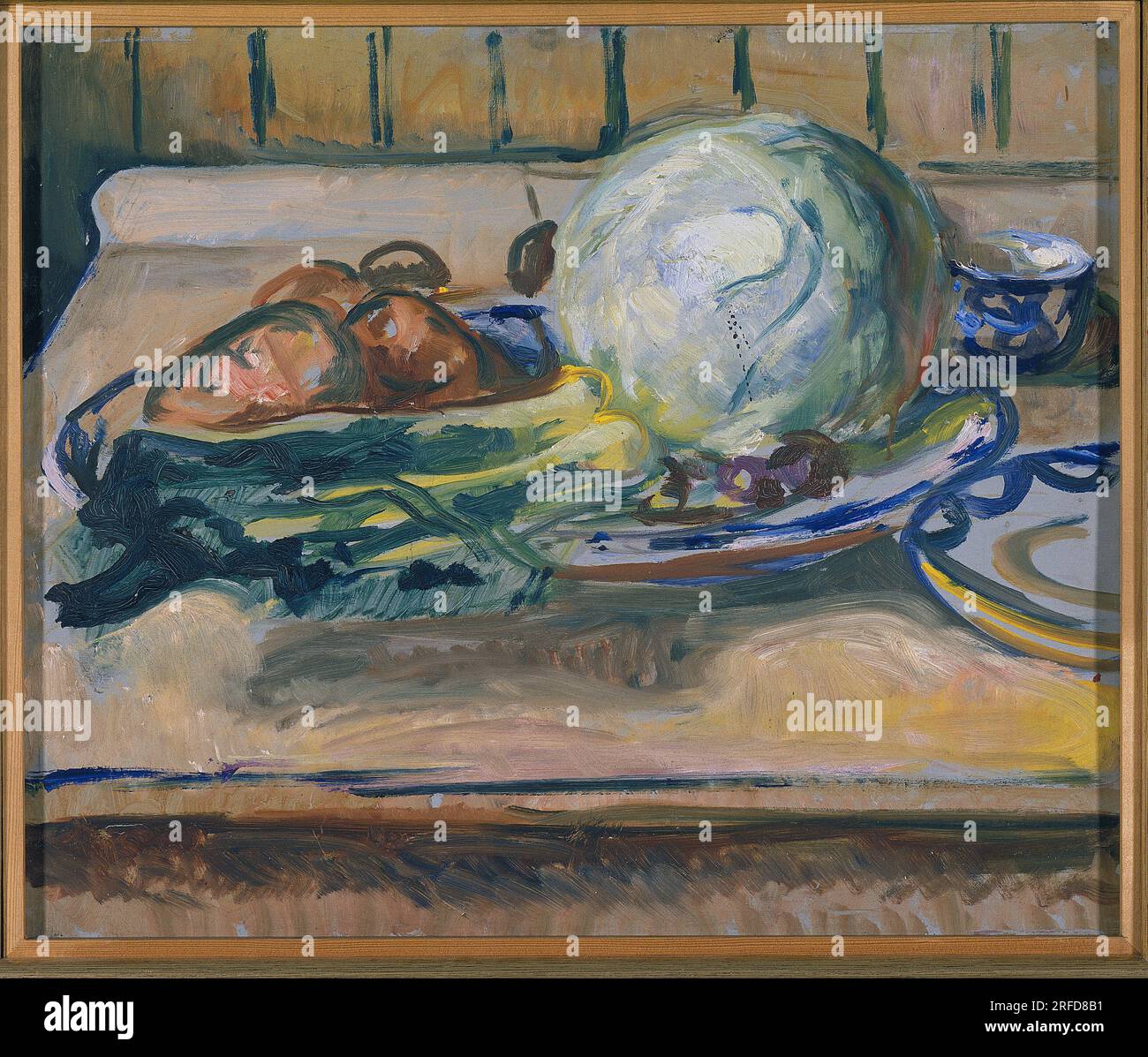 Still Life with Cabbage and other Vegetables 1920s by Edvard Munch ...