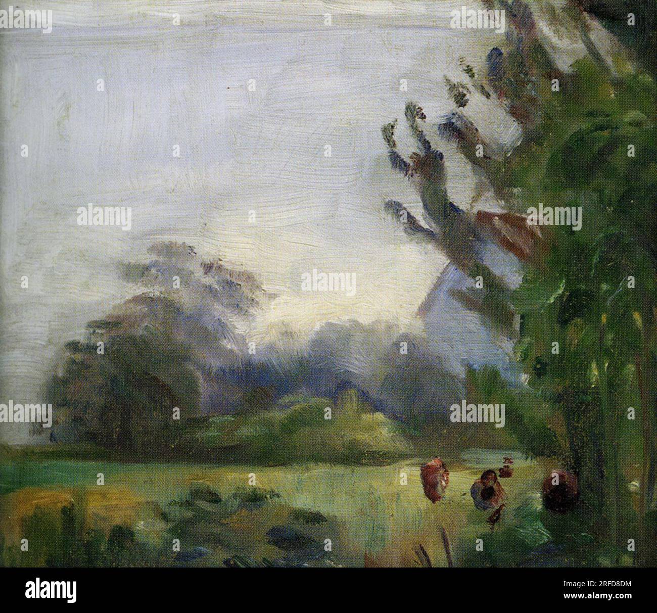 Study of a Landscape 1881 by Edvard Munch Stock Photo - Alamy