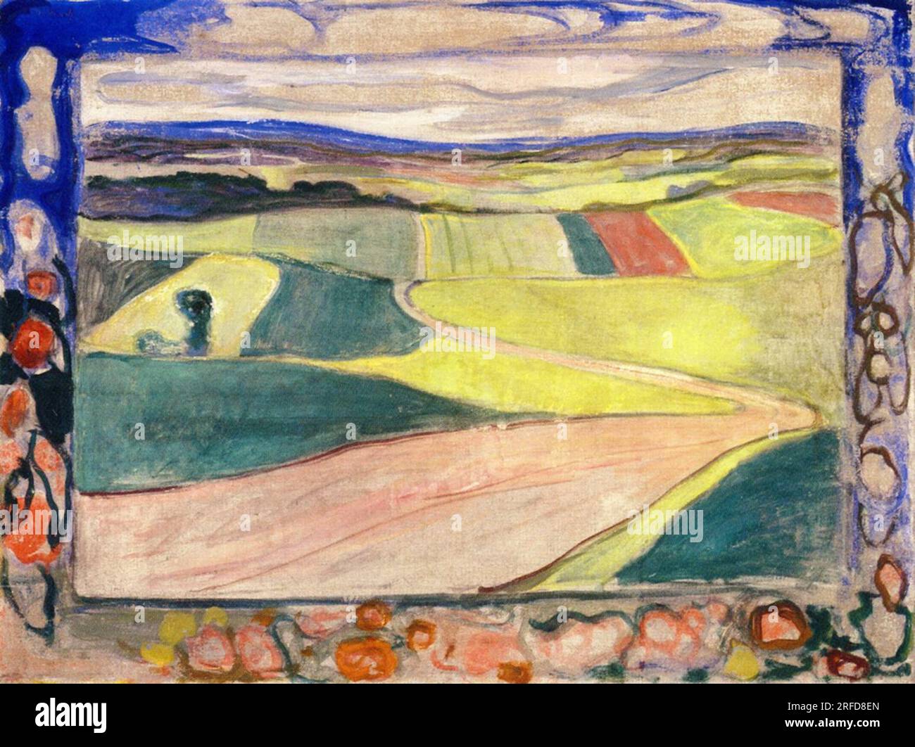 Summer Landscape 1896 by Edvard Munch Stock Photo - Alamy