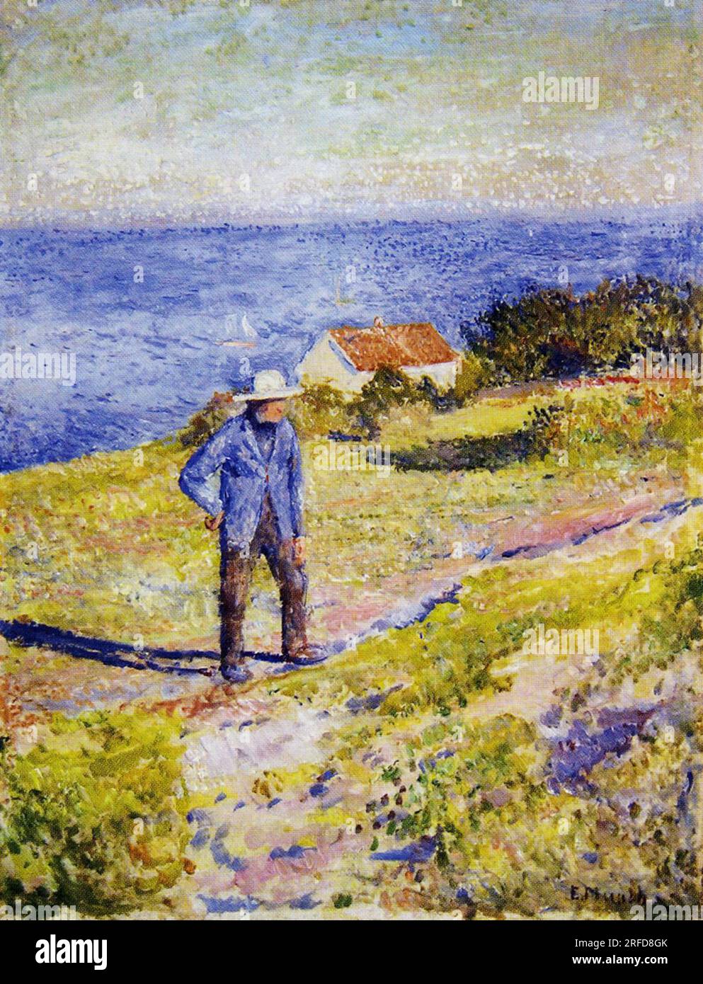 Sunny Day in Åsgårdstrand 11 March 2022 by Edvard Munch Stock Photo - Alamy