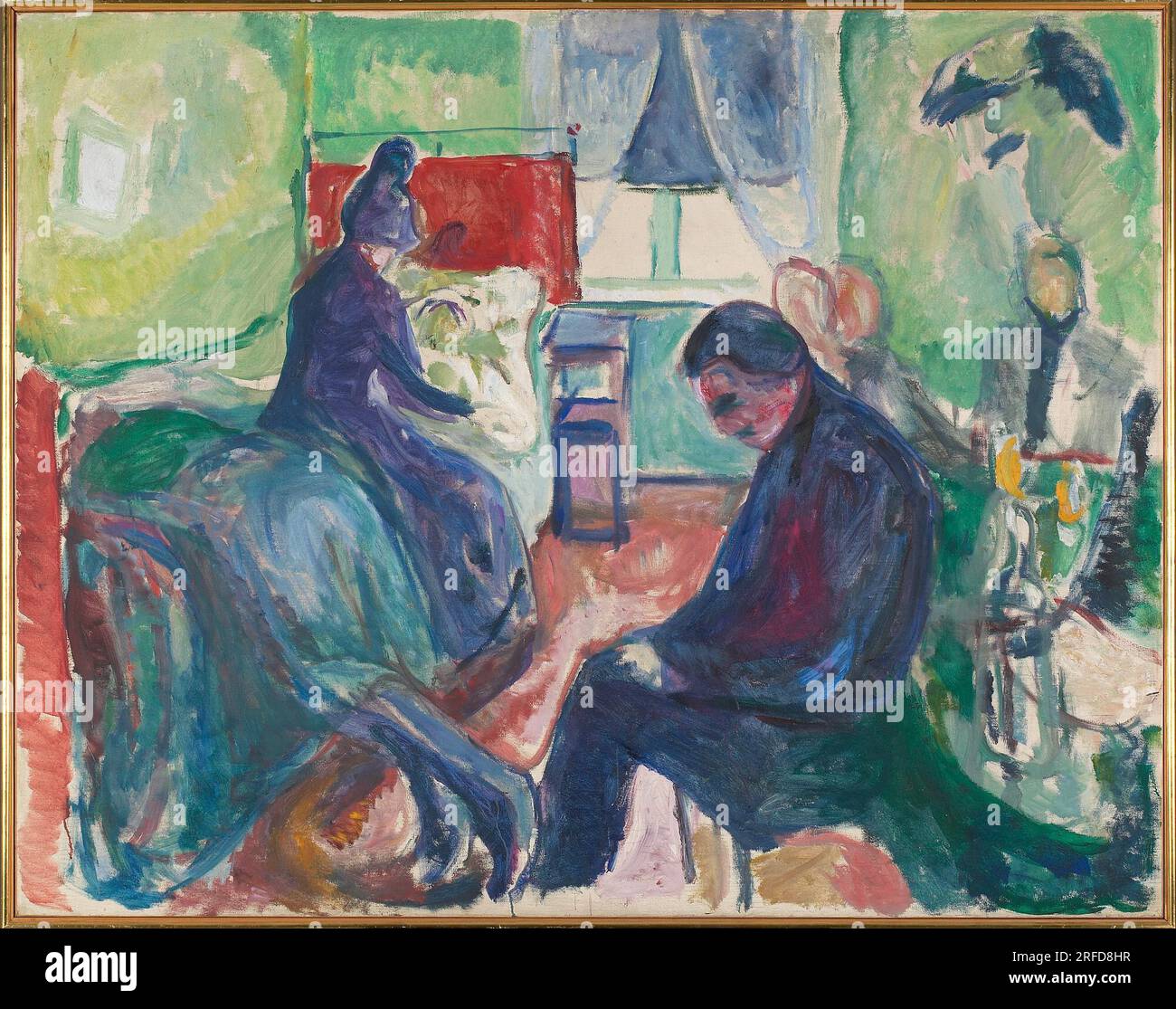 The Death of the Bohemian 1910s by Edvard Munch Stock Photo - Alamy
