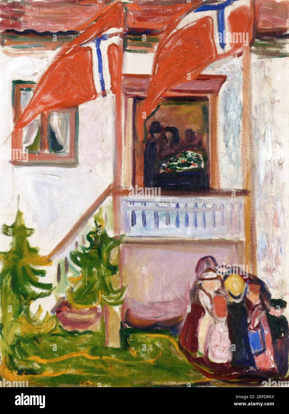 The Funeral 1904—1905 by Edvard Munch Stock Photo - Alamy