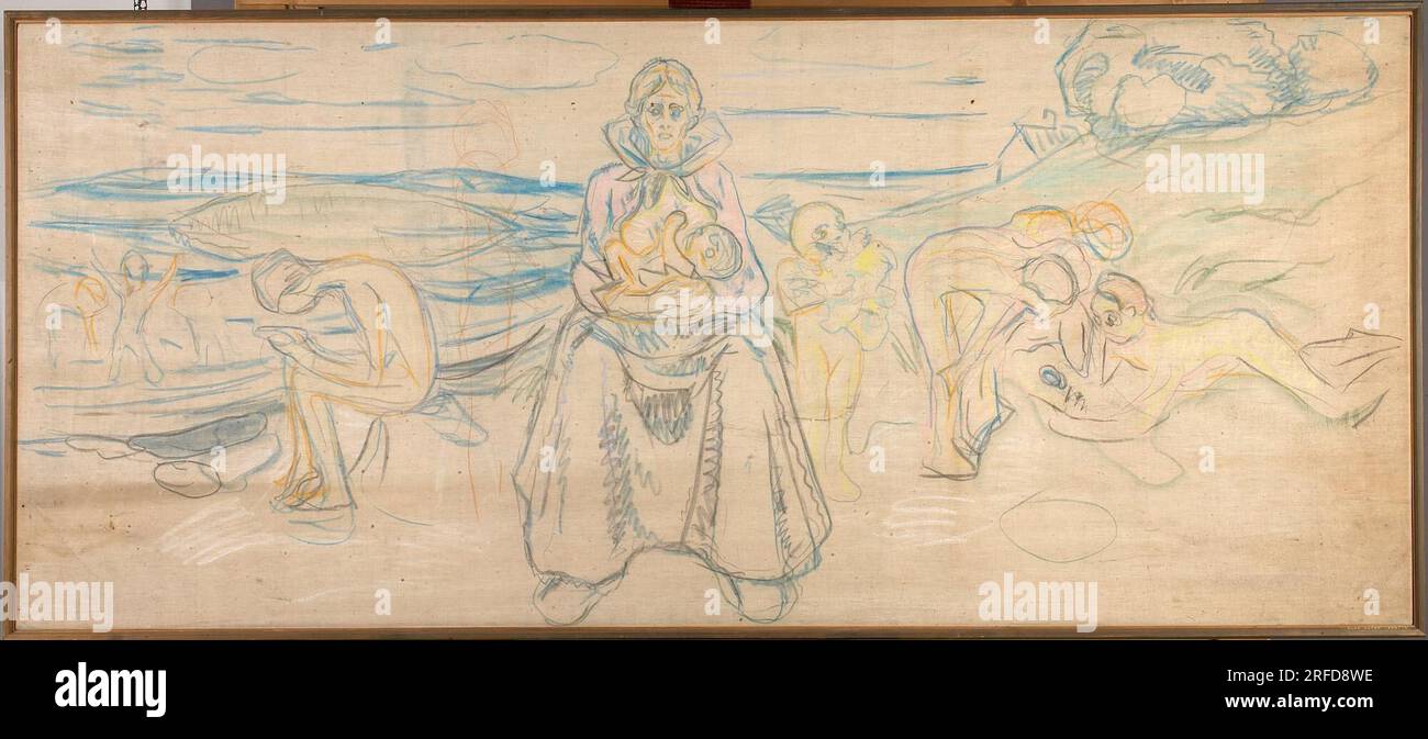 The Researchers 1910 by Edvard Munch Stock Photo - Alamy