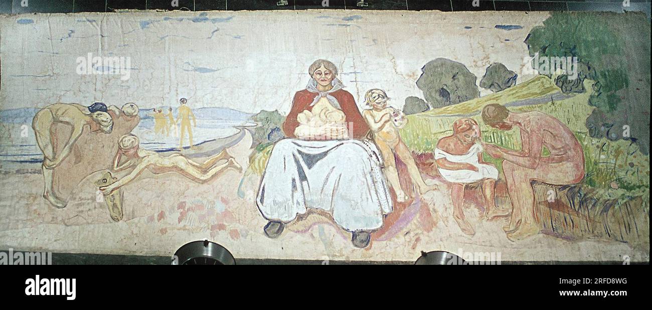 The Researchers 1910s by Edvard Munch Stock Photo - Alamy