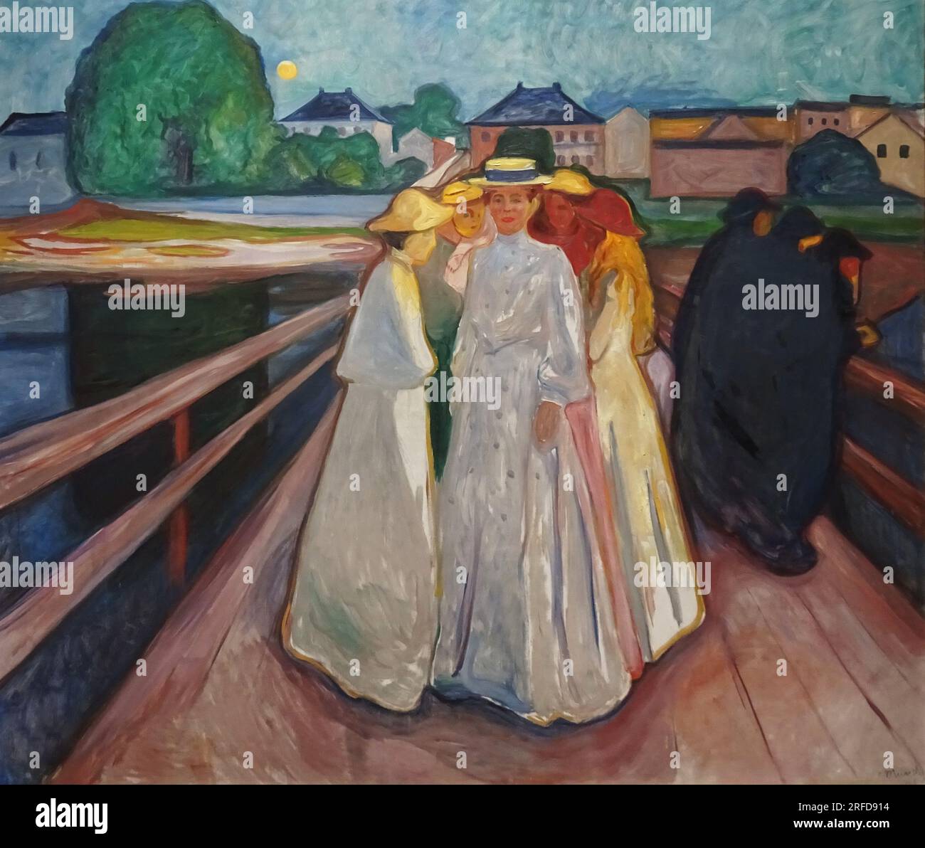 The Women on the Bridge 1903 by Edvard Munch Stock Photo - Alamy