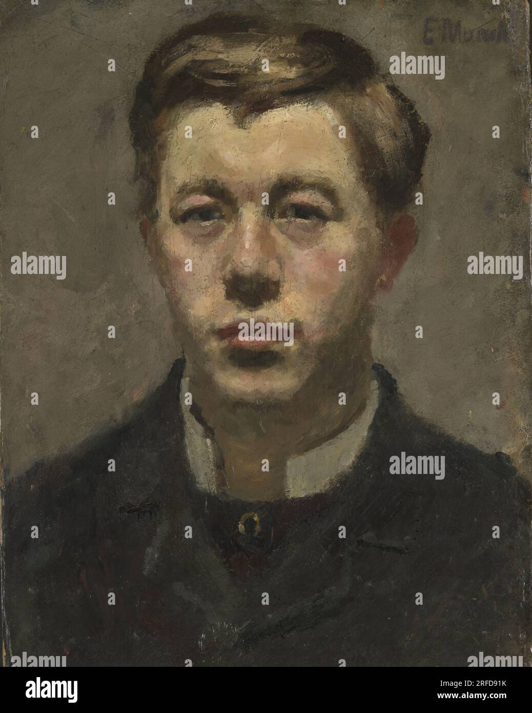 Thorvald Torgersen 1882 by Edvard Munch Stock Photo - Alamy