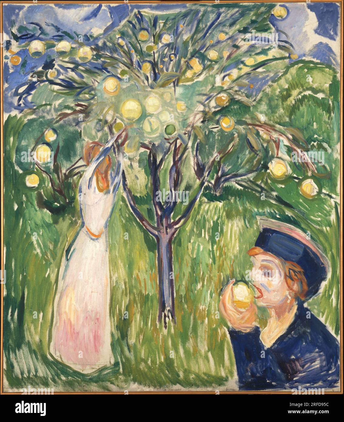 Two Women in the Garden 1919 by Edvard Munch Stock Photo - Alamy