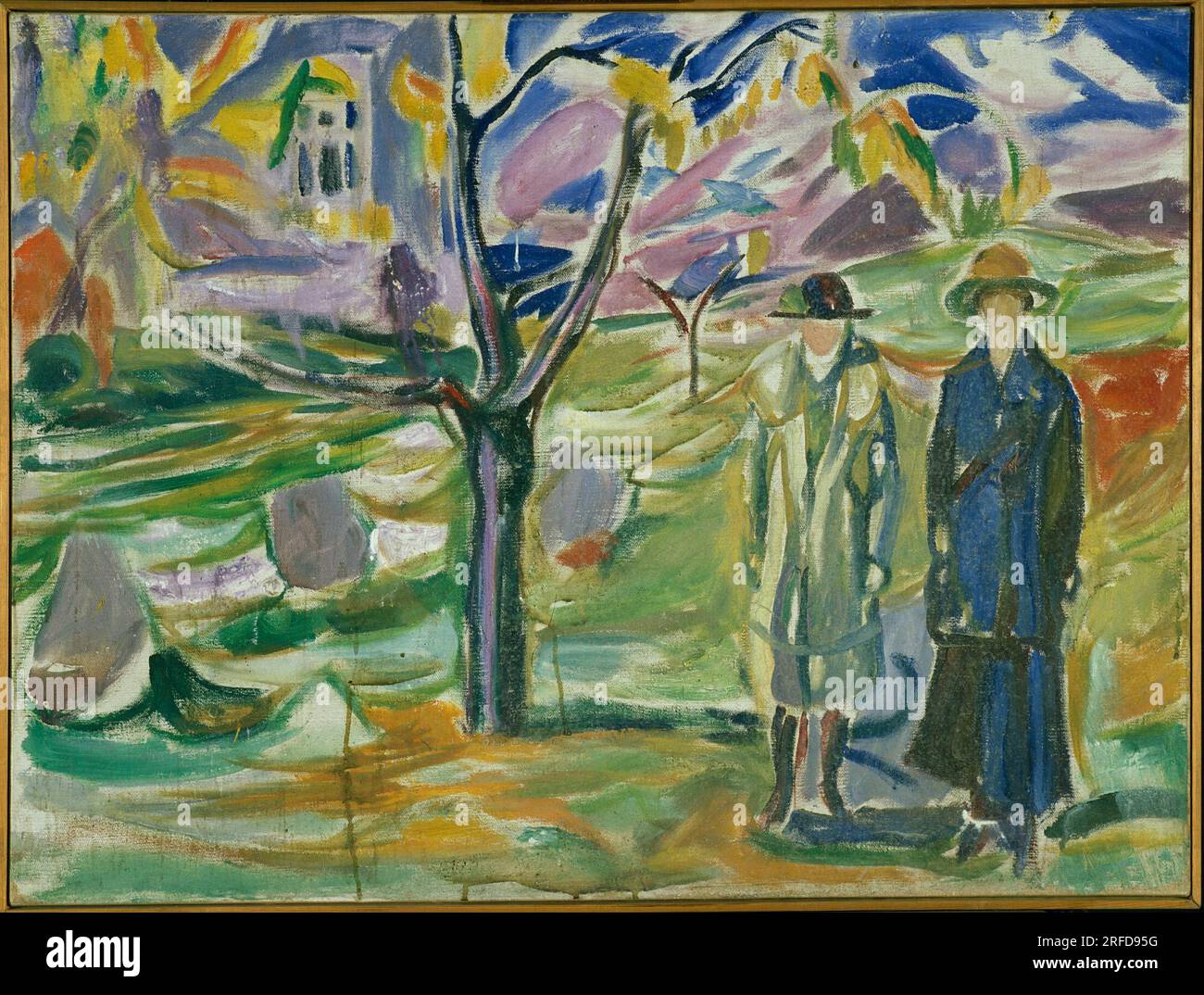 Edvard munch two women in hi-res stock photography and images - Alamy