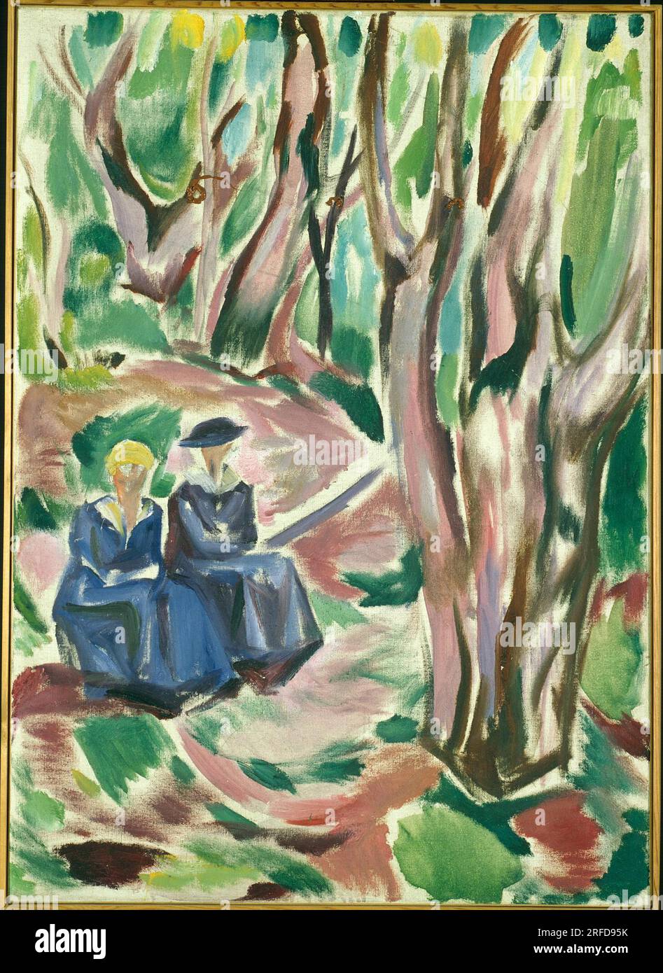 Edvard munch two women in hi-res stock photography and images - Alamy
