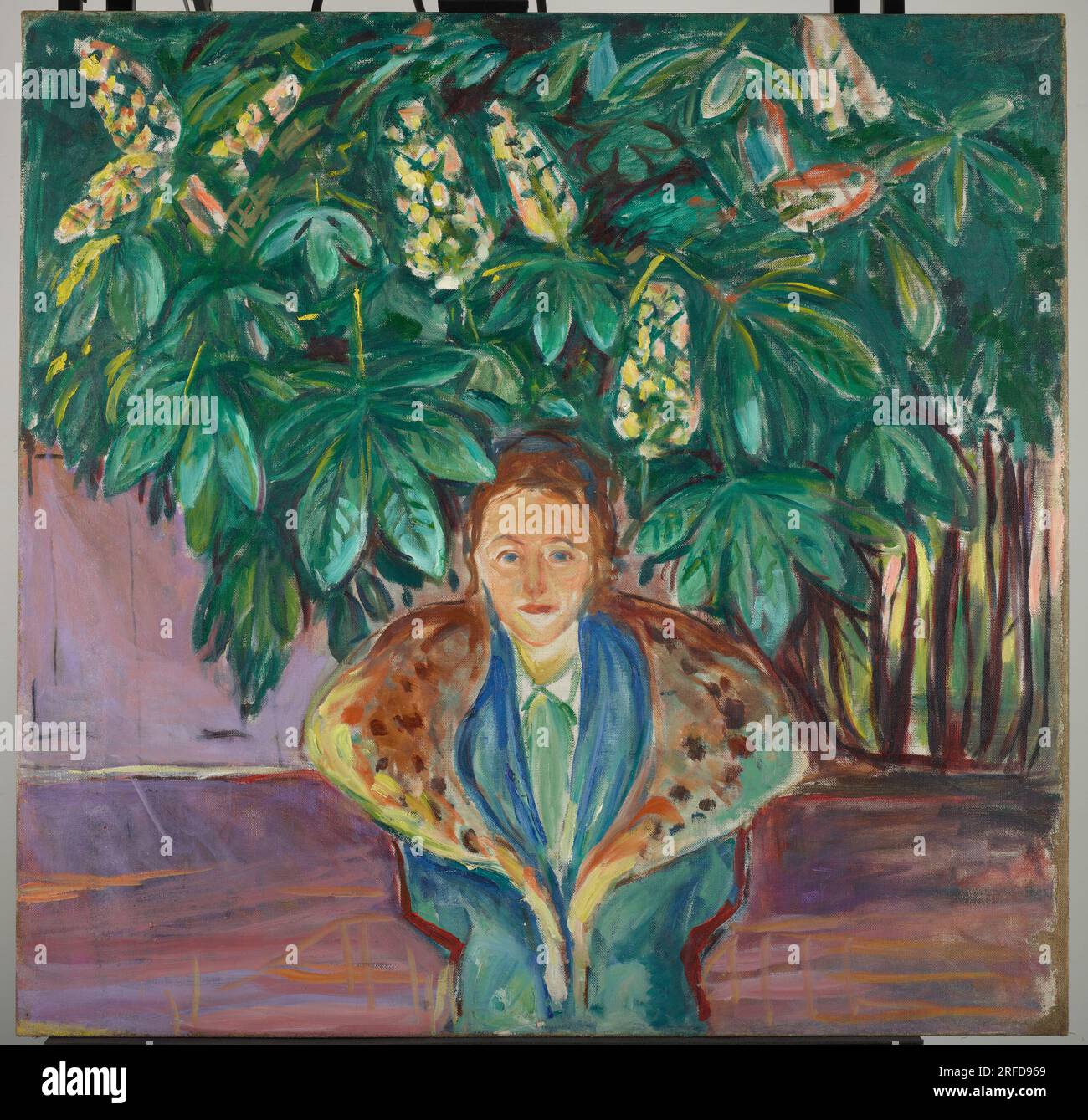 Under the Chestnut Tree 1937 by Edvard Munch Stock Photo - Alamy