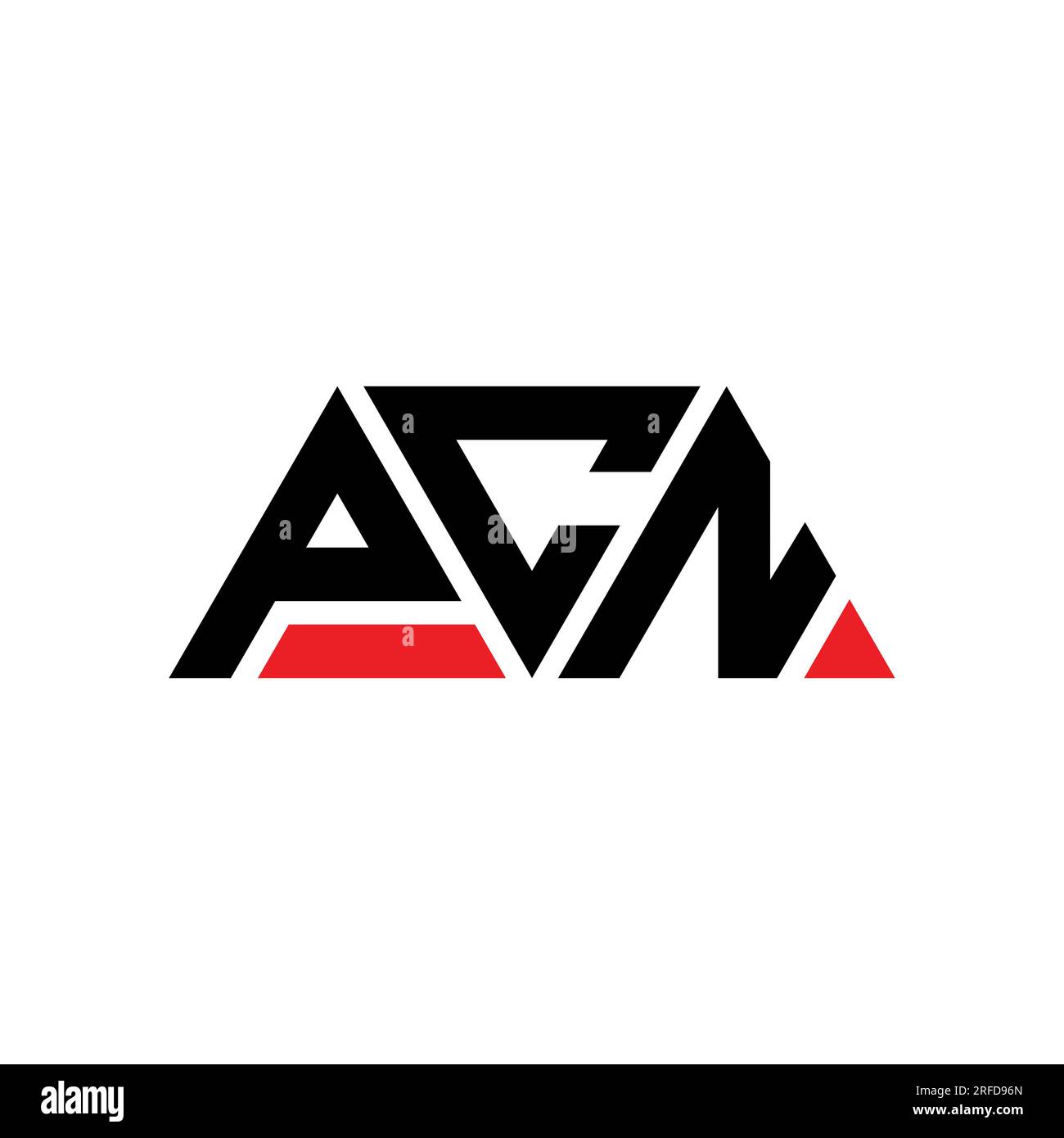 PCN triangle letter logo design with triangle shape. PCN triangle logo ...