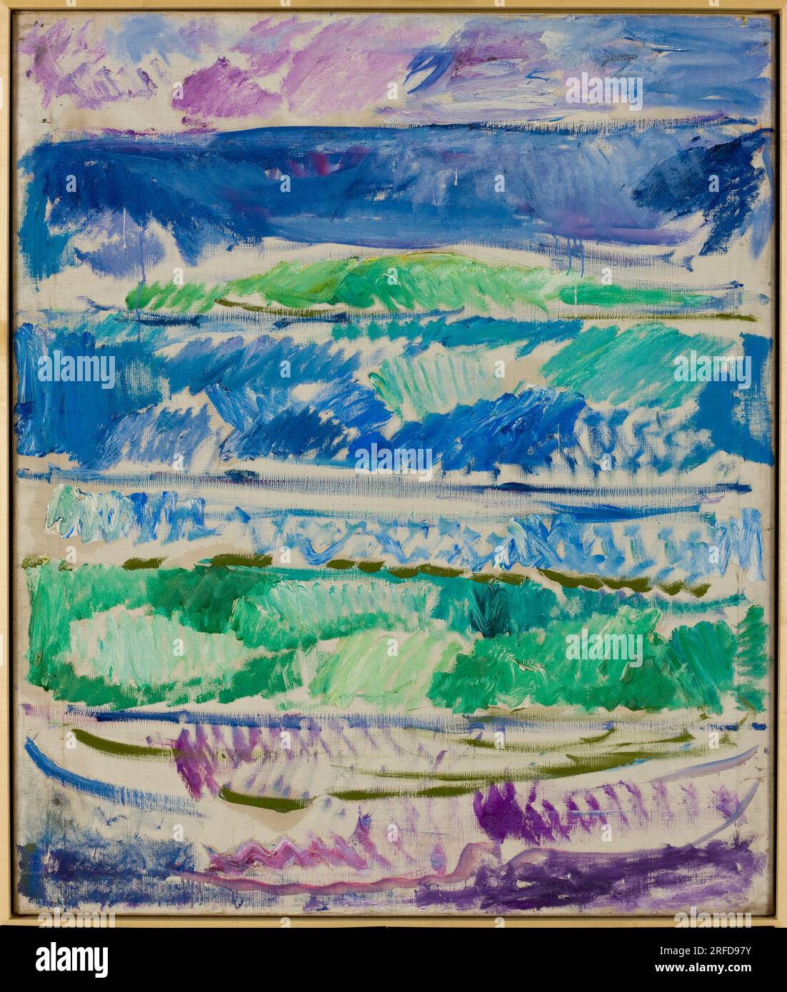 Waves 1908 by Edvard Munch Stock Photo - Alamy