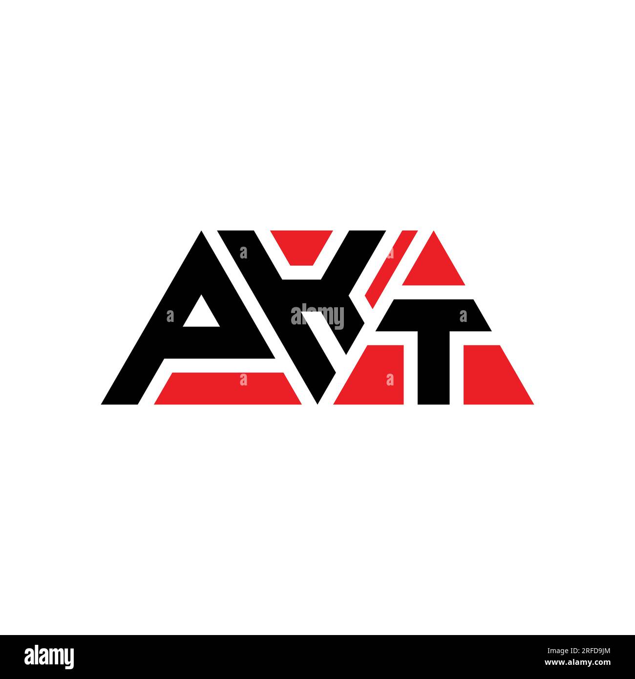 PKT triangle letter logo design with triangle shape. PKT triangle logo design monogram. PKT ...