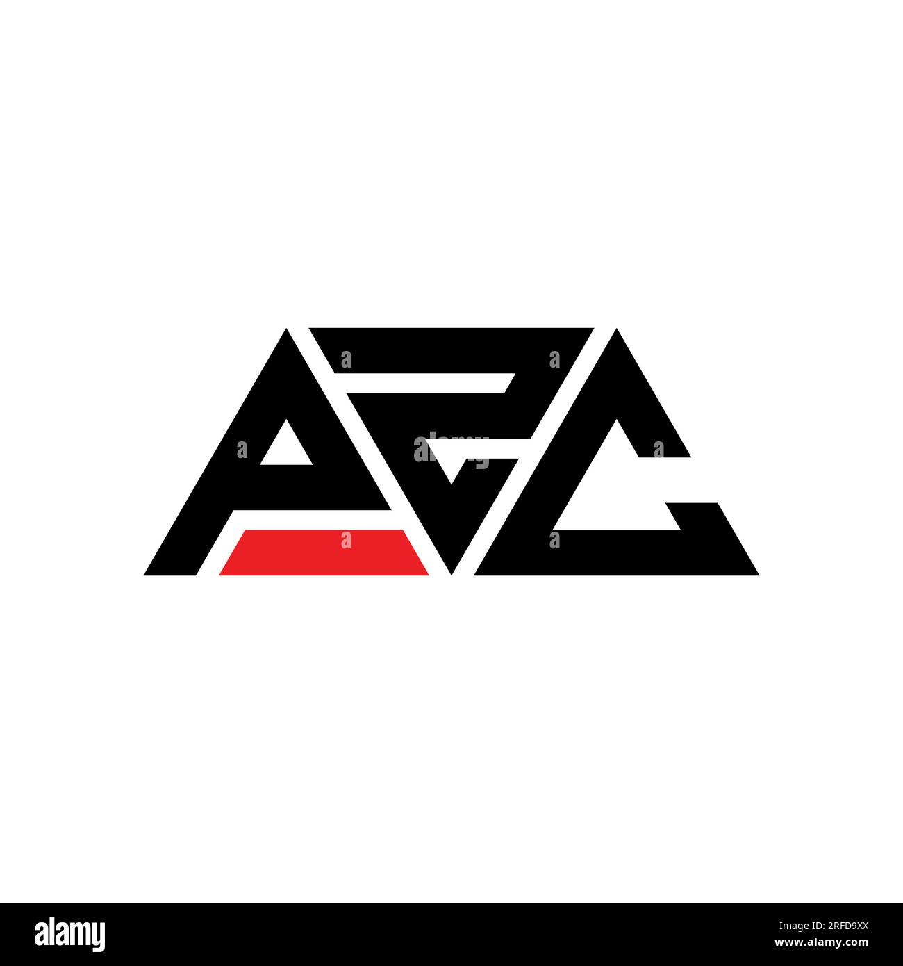 Pzc logo design Stock Vector Images - Alamy