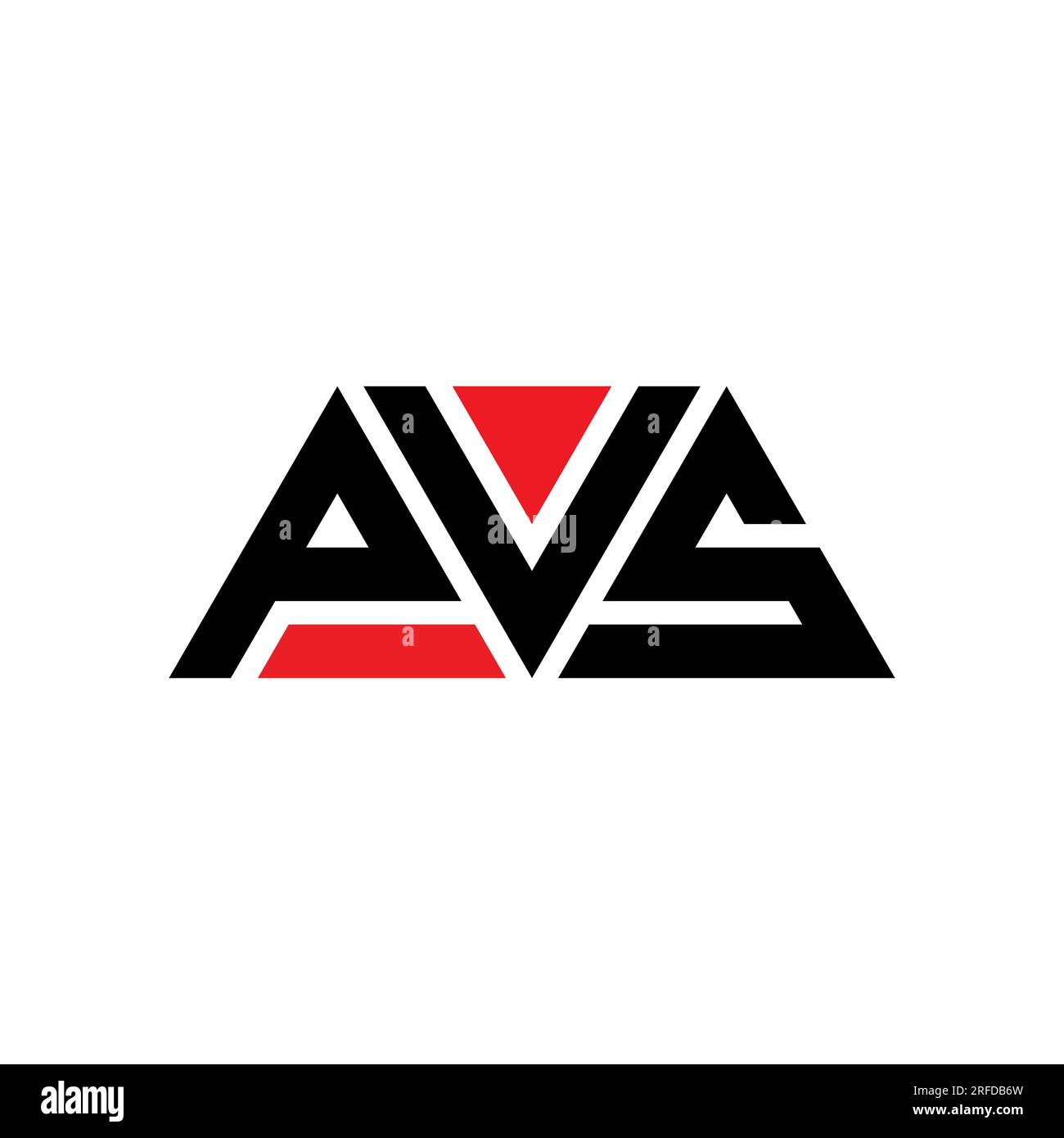 PVS triangle letter logo design with triangle shape. PVS triangle logo ...