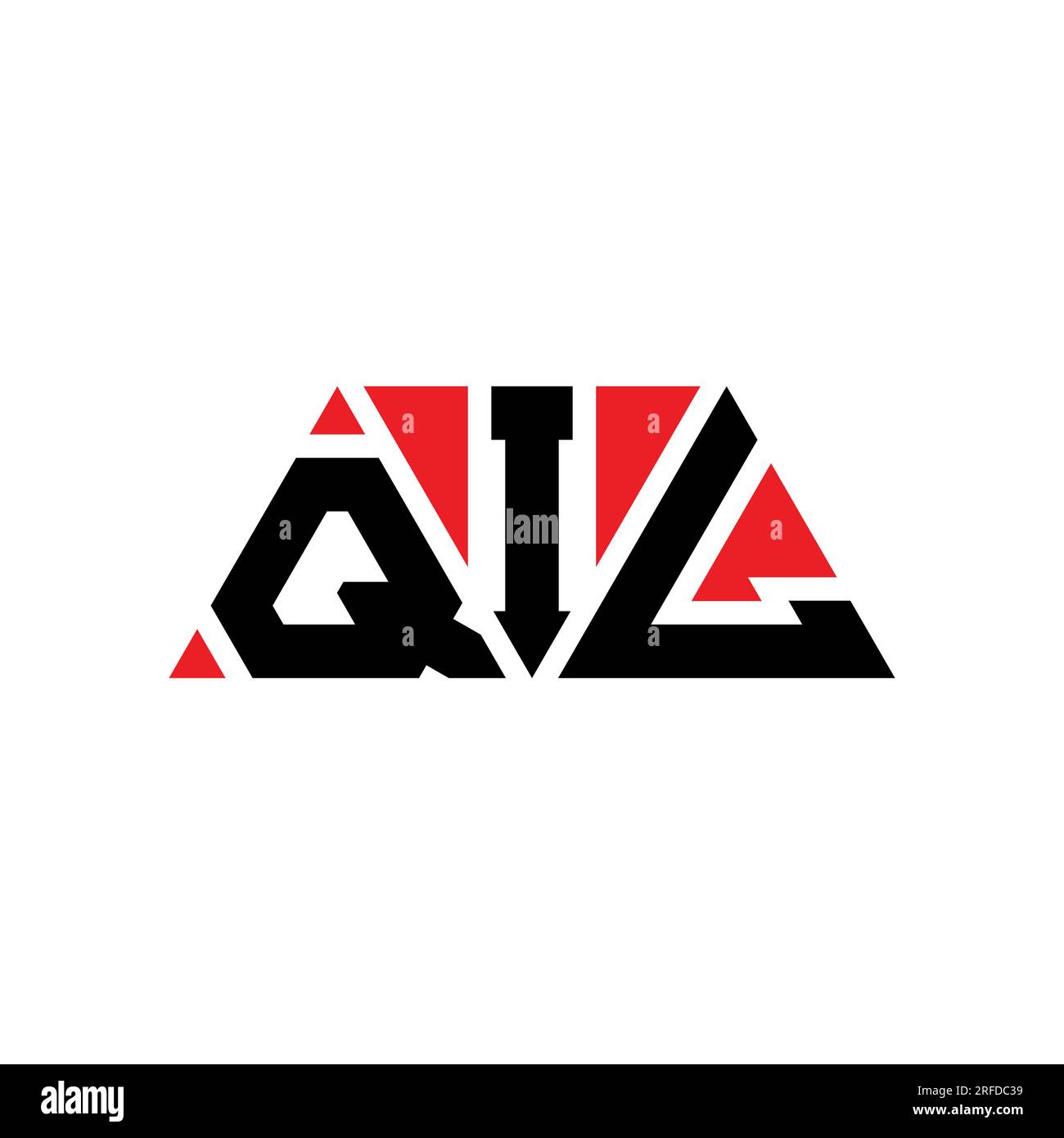 QIL triangle letter logo design with triangle shape. QIL triangle logo ...
