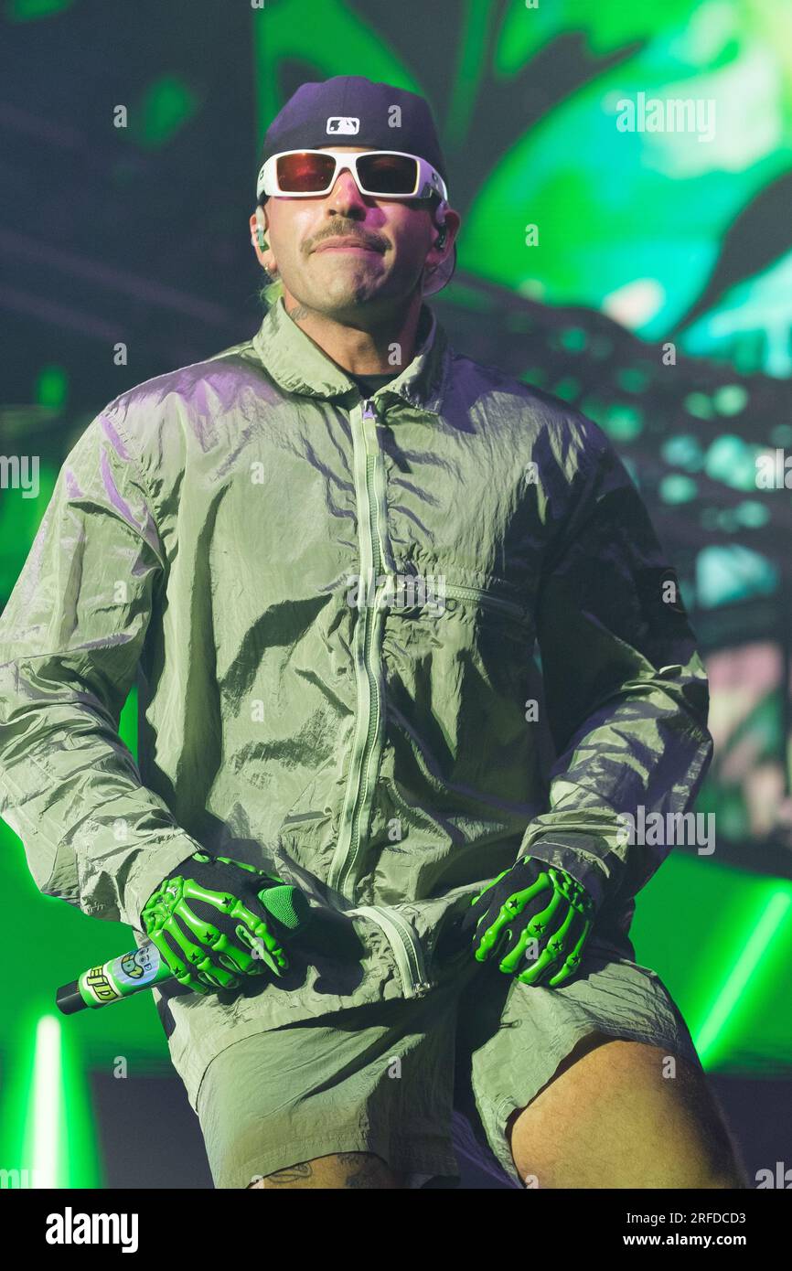 Colombian singer Salomón Villada Hoyos known by his stage name Feid ...