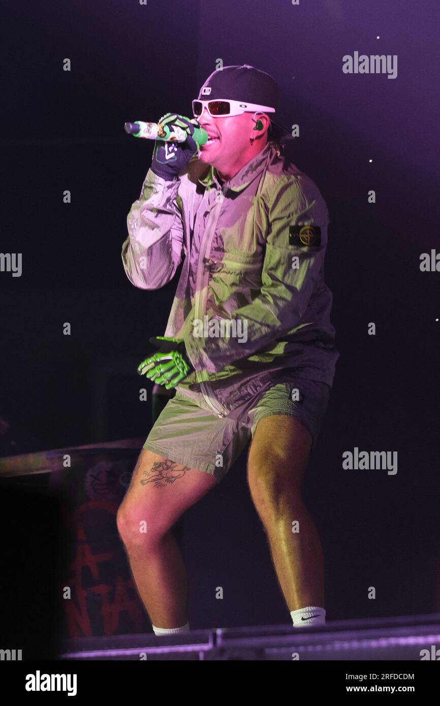 Colombian singer Salomón Villada Hoyos known by his stage name Feid ...