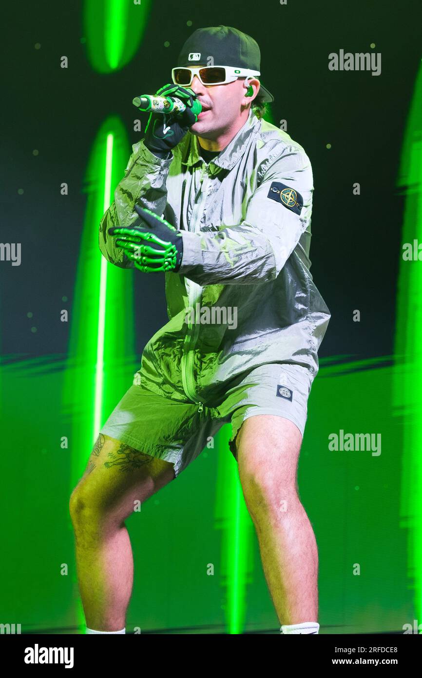 Colombian singer Salomón Villada Hoyos known by his stage name Feid ...