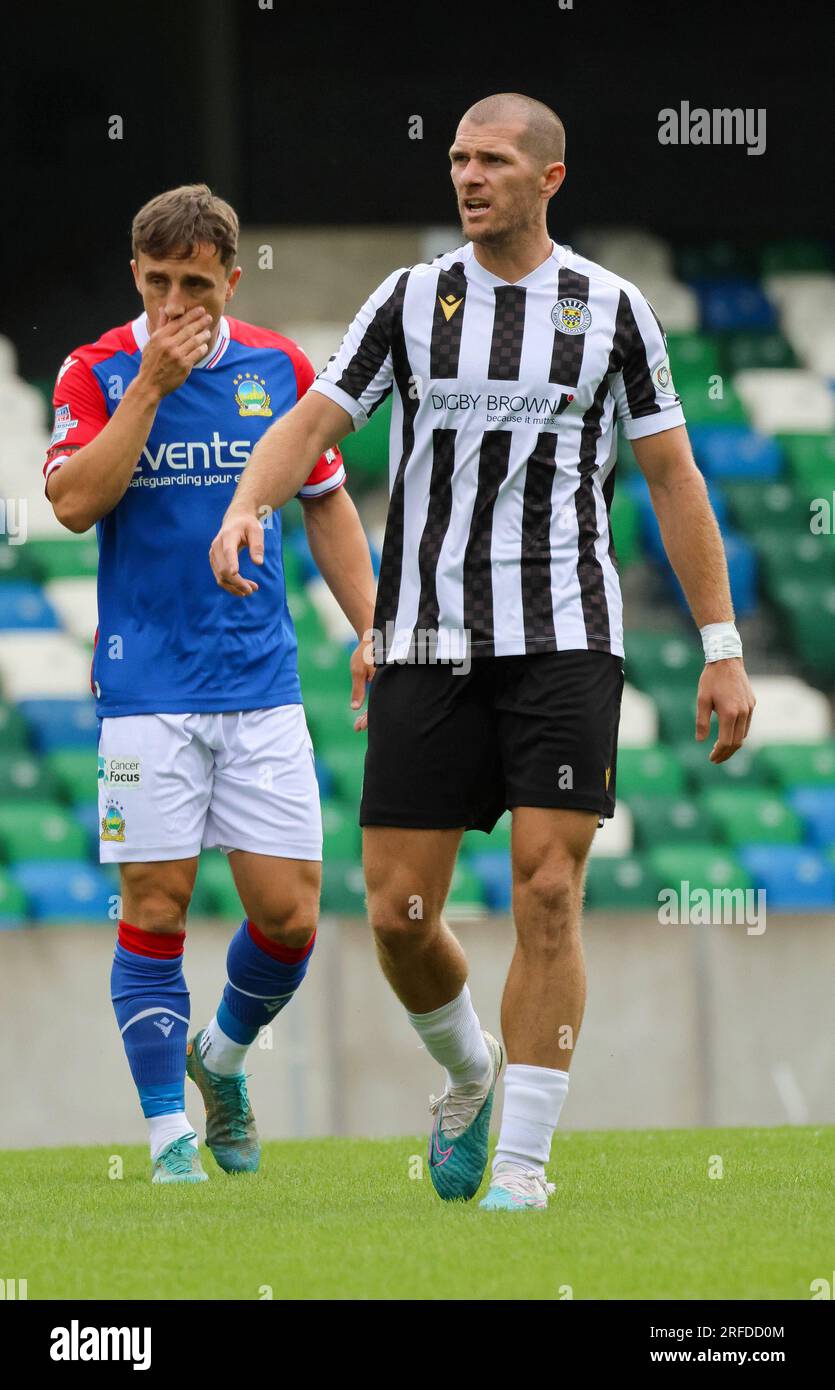 Windsor Park, Belfast, Northern Ireland, UK. 01 Jul 2023. Niall Quinn ...