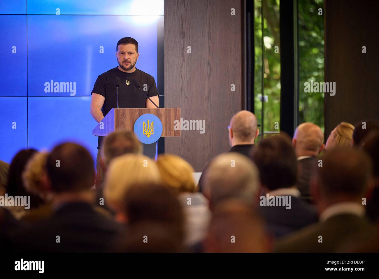 Volodymyr zelensky 2023 august hi-res stock photography and images - Alamy